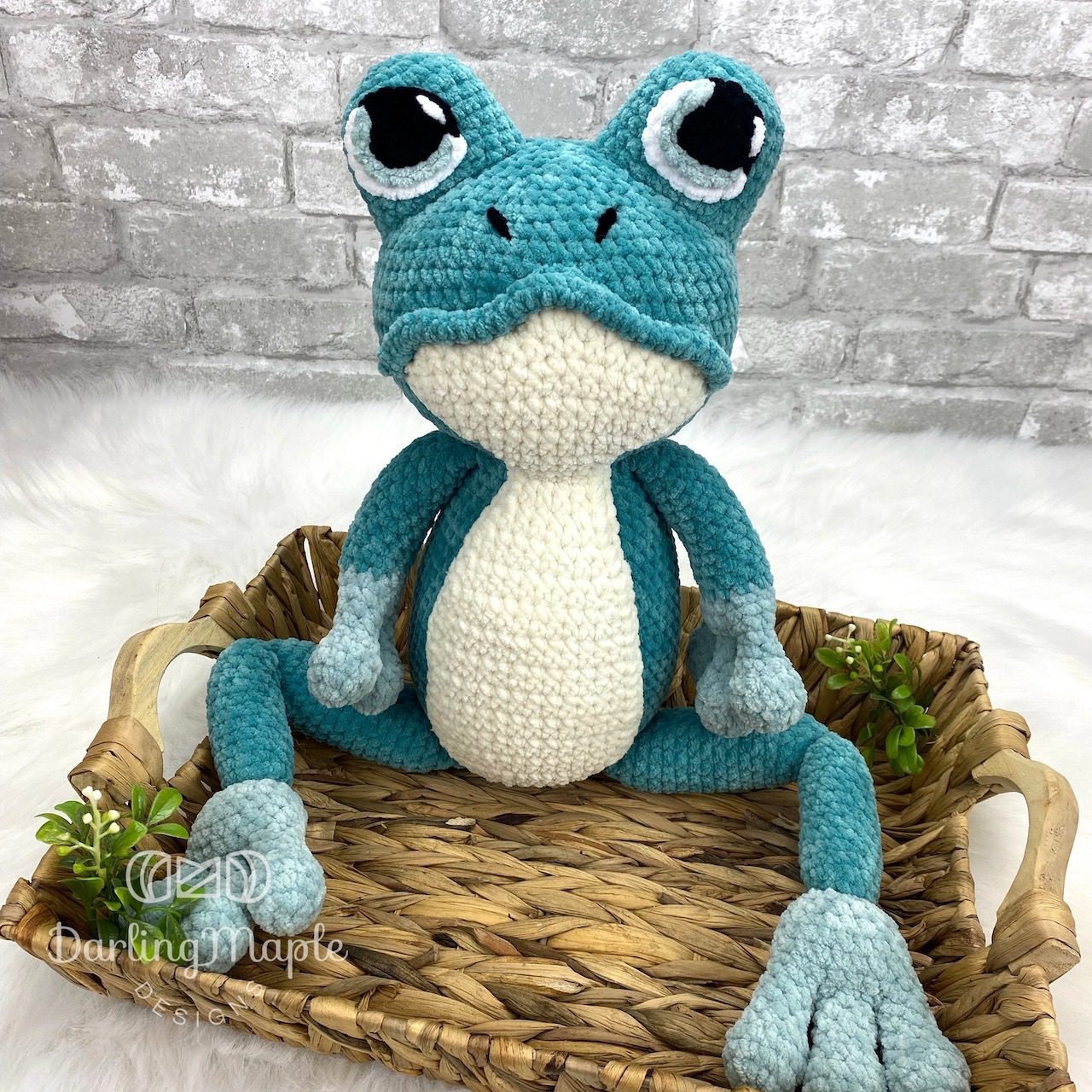 How to Crochet Ribbit the Frog - Crochet Stuffed Animal Pattern ...